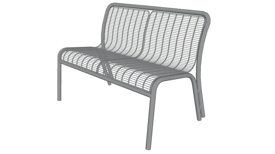 Manistee 42' Bench | 3D Warehouse