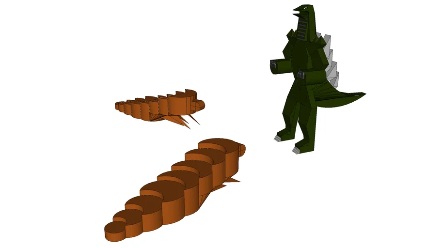 Godzilla vs. Mothra (60s) (Part 2) | 3D Warehouse