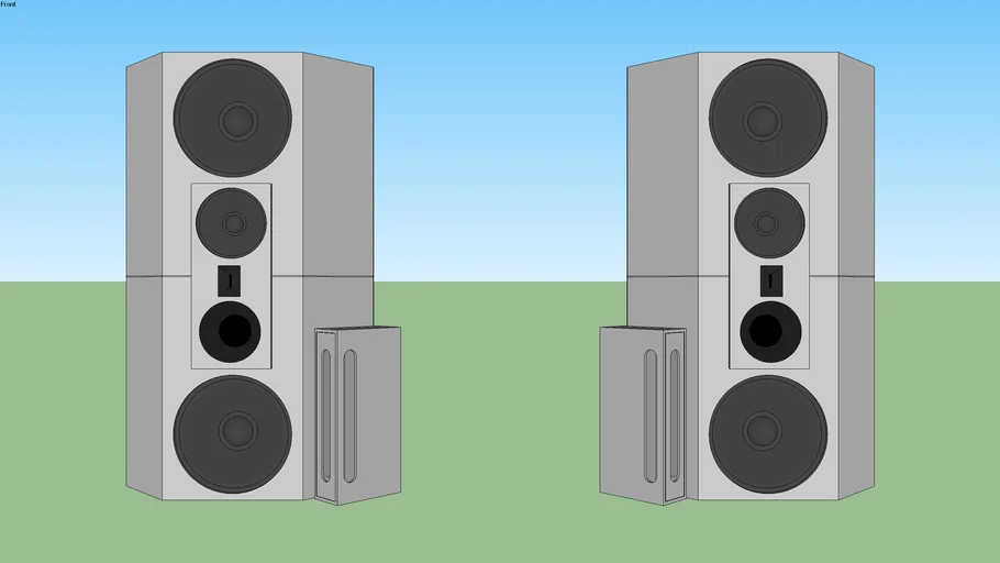 Lenard Audio - Opal - 27 Inch Drivers - Custom Loudspeakers | 3D Warehouse
