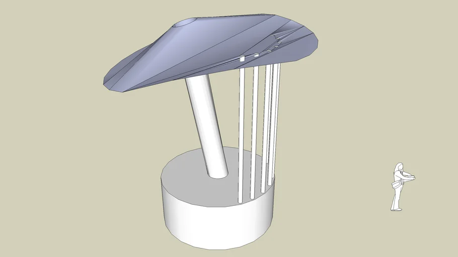 Attempt to do a conical roof | 3D Warehouse