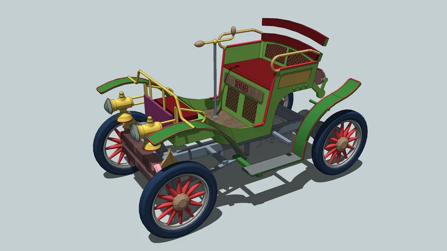 Old car (1898) | 3D Warehouse