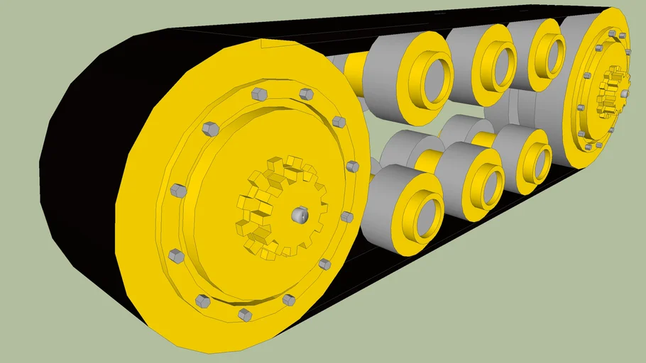 John Deere Low-Poly Tracks... | 3D Warehouse