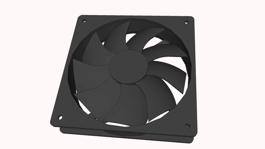 120mm Cooling Fan | 3D Warehouse