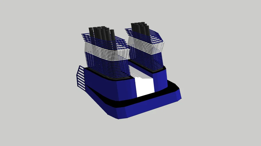 cruise ship funnel type 2 | 3D Warehouse