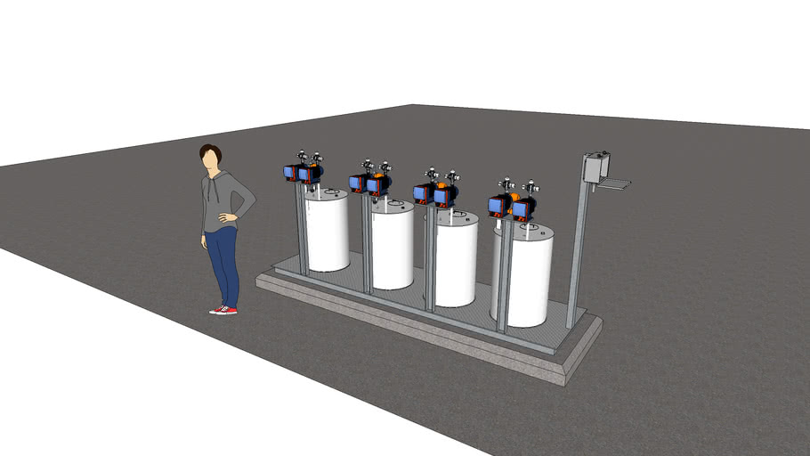 Dosing tanks | 3D Warehouse