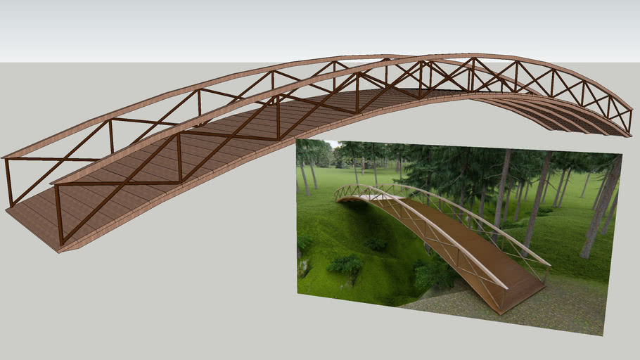 Jembatan Kayu | 3D Warehouse