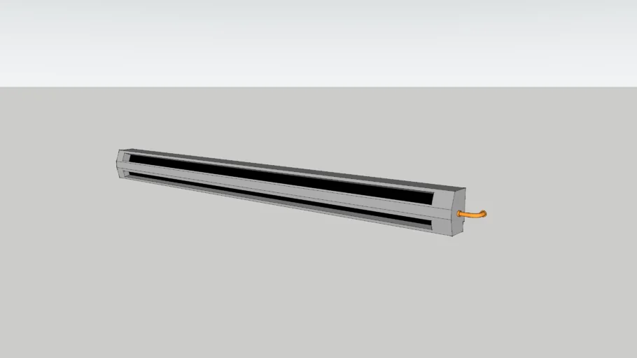 6' hot water baseboard heater | 3D Warehouse