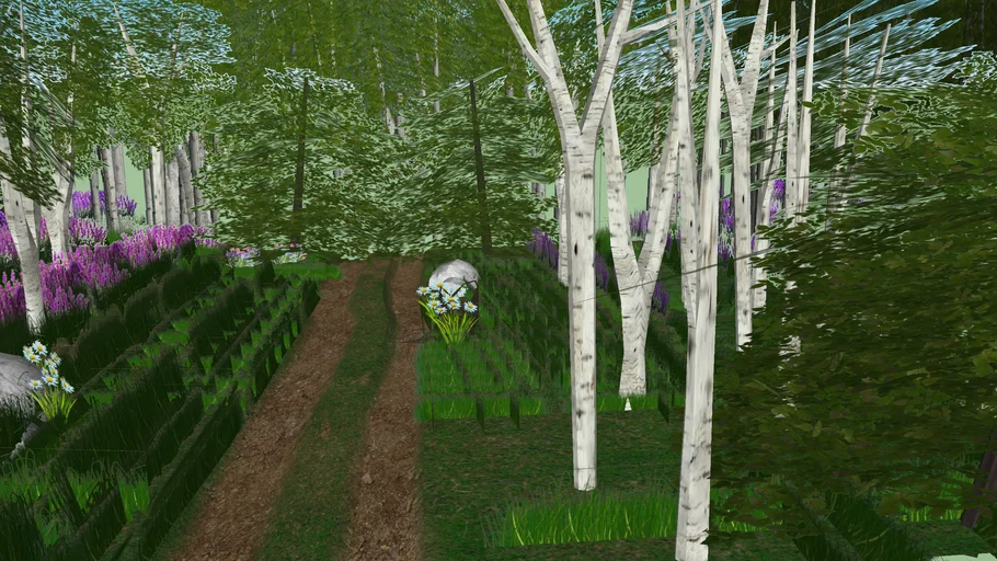 Flowered Forest by Clyriss - Stage for MMD | 3D Warehouse