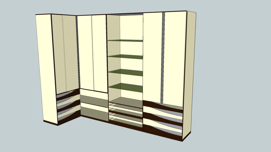 Guarda roupa grande | 3D Warehouse