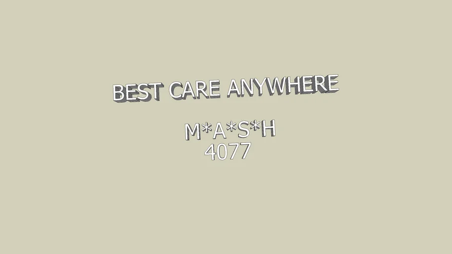 M*A*S*H 4077 | 3D Warehouse