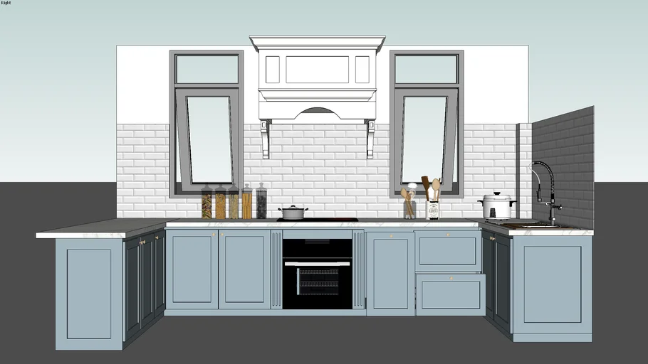 Kitchen 01 | 3D Warehouse