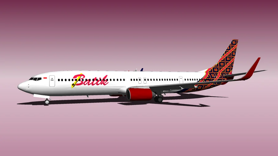 Batik Air Boeing-737-900ER WL 2 | 3D Warehouse
