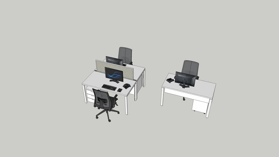 DESKING & WORKSTATION | 3D Warehouse