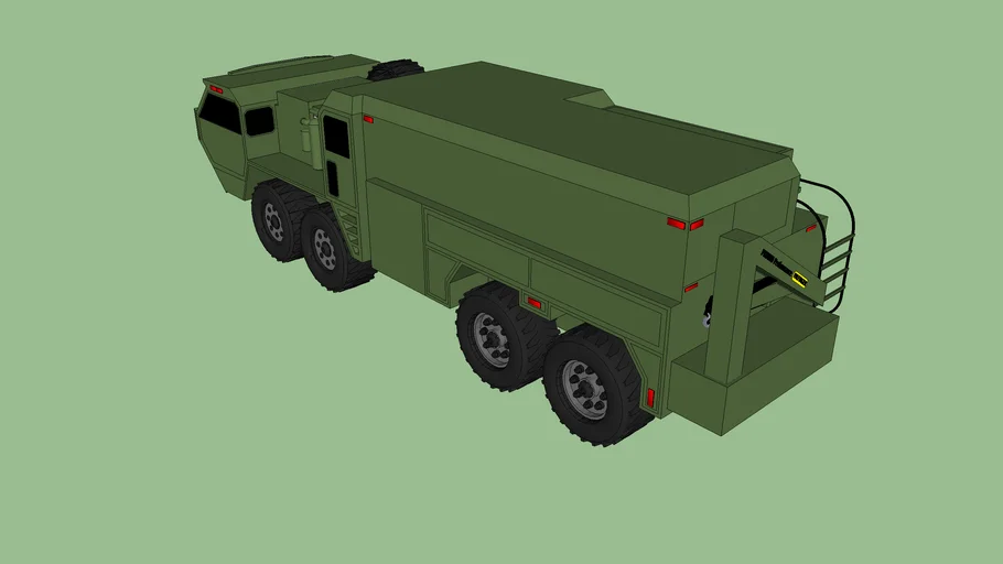 Camion Militaire avec Palfinger PK8000 Mversion | 3D Warehouse