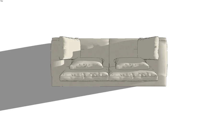 Sillon beige | 3D Warehouse