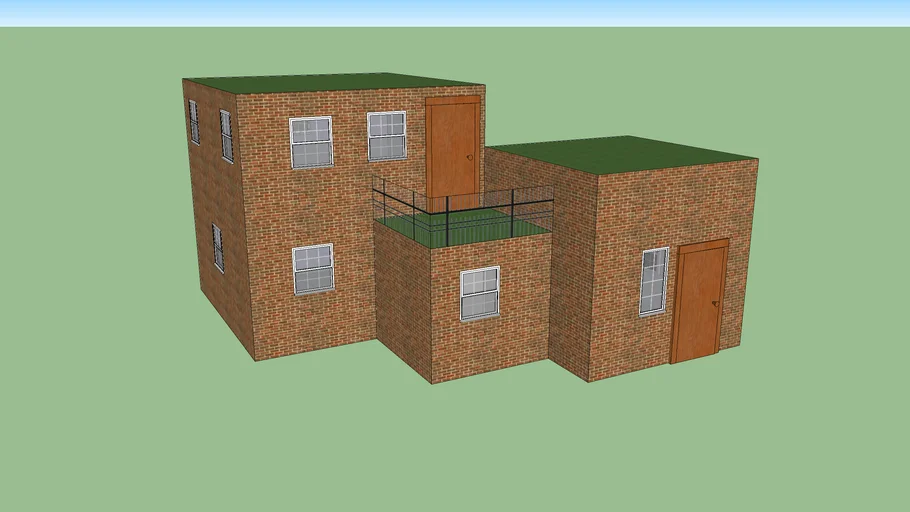 Square House | 3D Warehouse