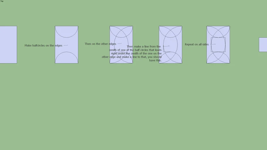 How to make a square from a golden section rectangle | 3D Warehouse