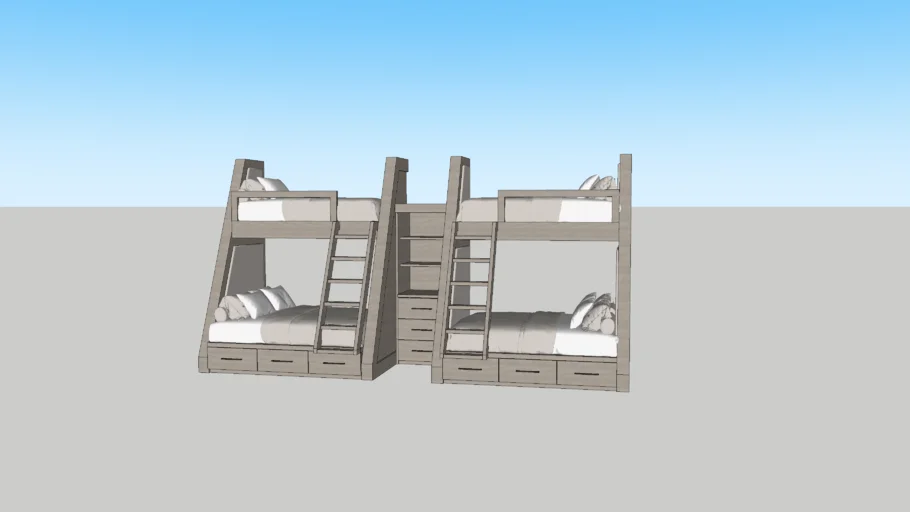 bunk beds | 3D Warehouse