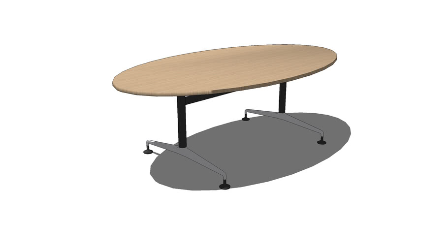 PARS MO-03 (Ski) Meeting Table | 3D Warehouse