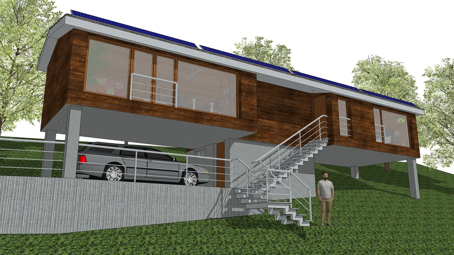 Small house V3, detailed interior | 3D Warehouse