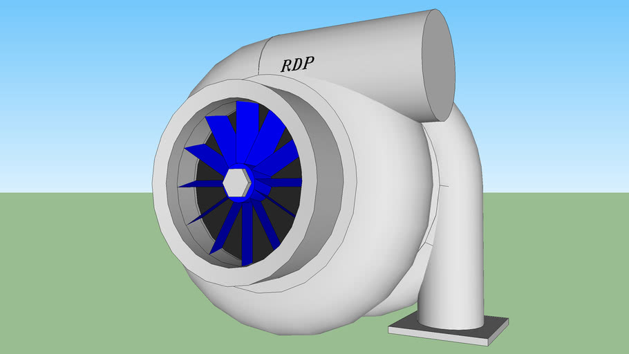 Garrett 38r Turbo | 3D Warehouse