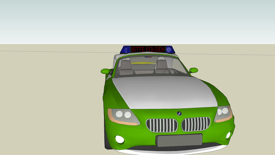 BMW Z4 coupe Polizei Autobahn patrol vehicle | 3D Warehouse