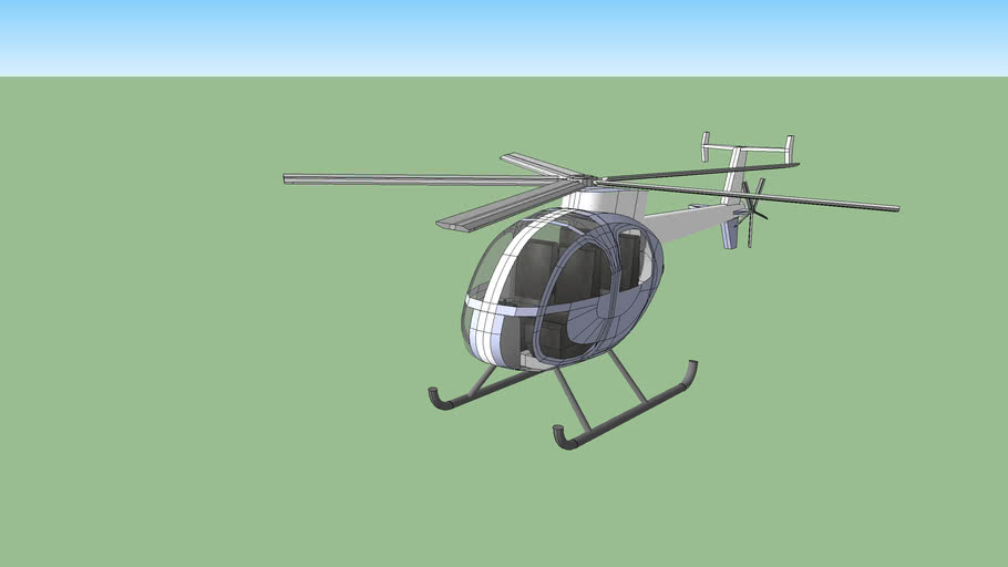 A-H6 'little bird' helicopter | 3D Warehouse