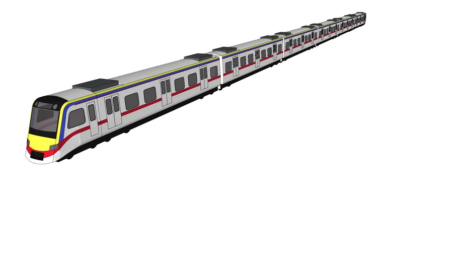 KTM Train Comuter (New Coach) | 3D Warehouse