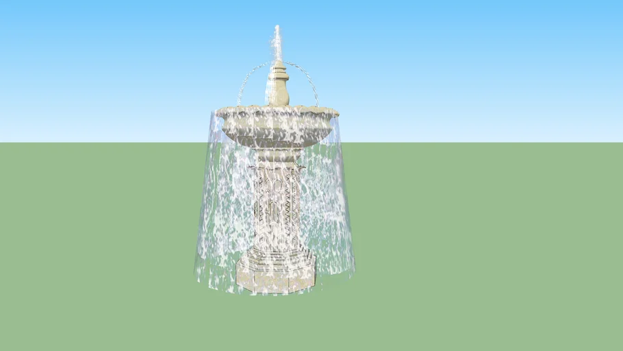 waterfall, water fall, water, decore | 3D Warehouse