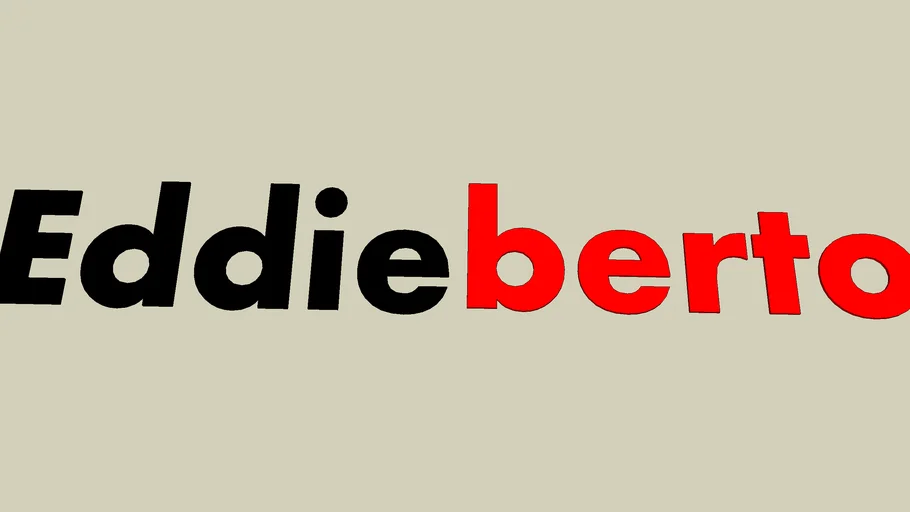 Eddieberto | 3D Warehouse