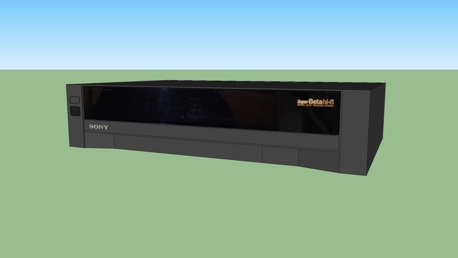 Sony SL-HF2000 Betamax player | 3D Warehouse