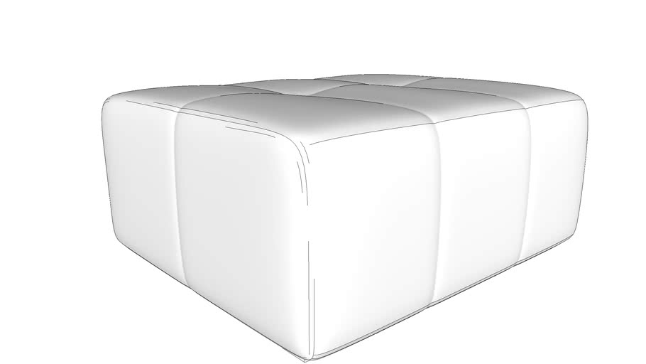 puff rectangular | 3D Warehouse