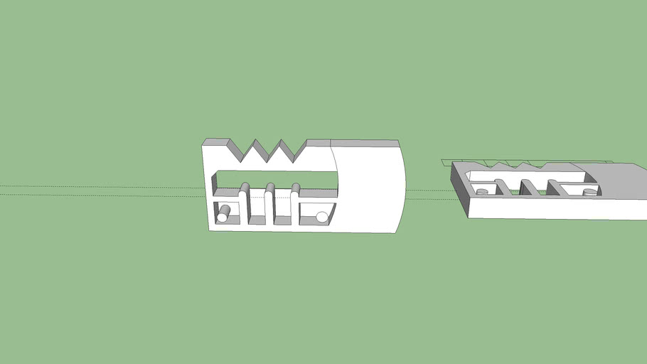 Drawer key lock mechanism | 3D Warehouse