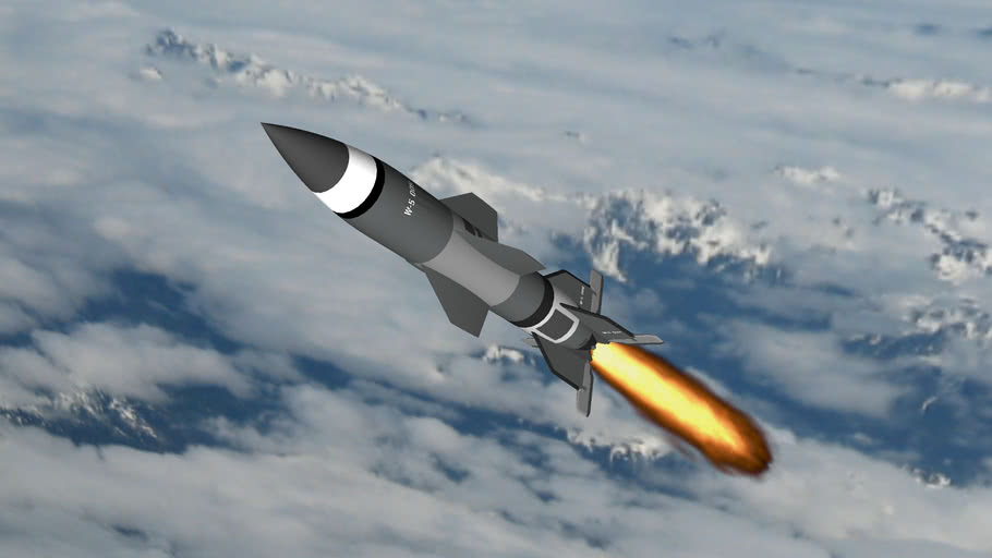 WW2+LUFTWAFFE+ROCKET+W5_Wasserfall | 3D Warehouse