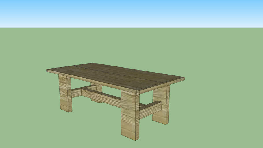 Simple wooden Coffee Table | 3D Warehouse