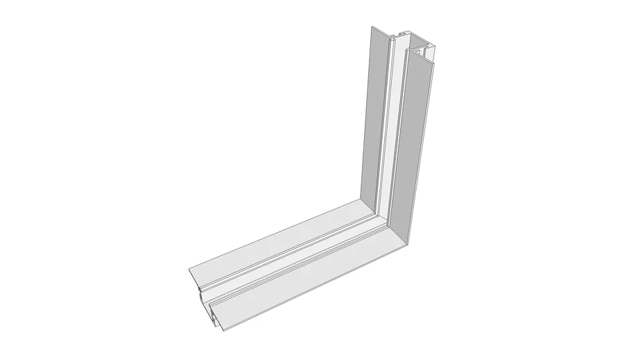TruLine .5A Inside Corner Channel Connector | 3D Warehouse