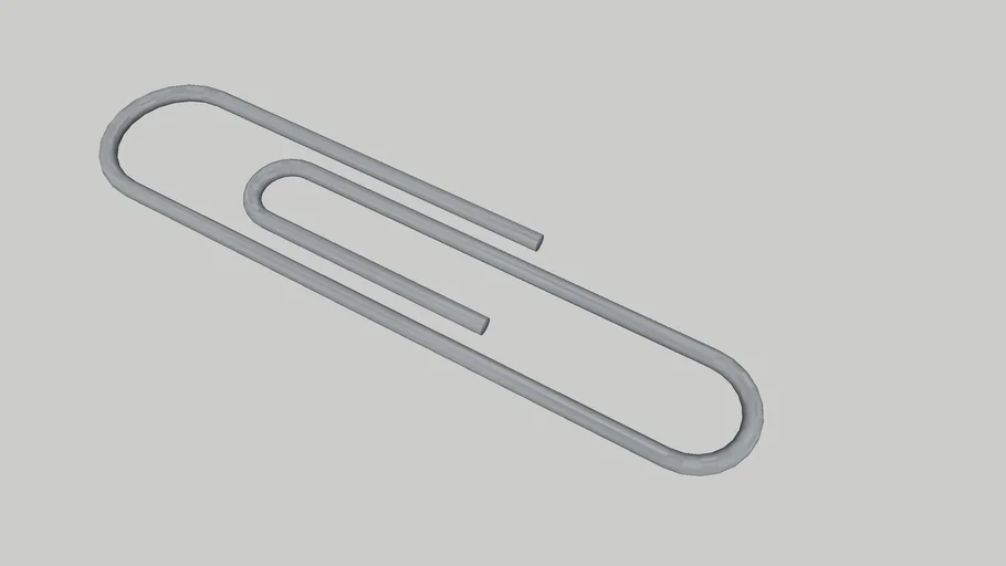 Small Paper Clip | 3D Warehouse