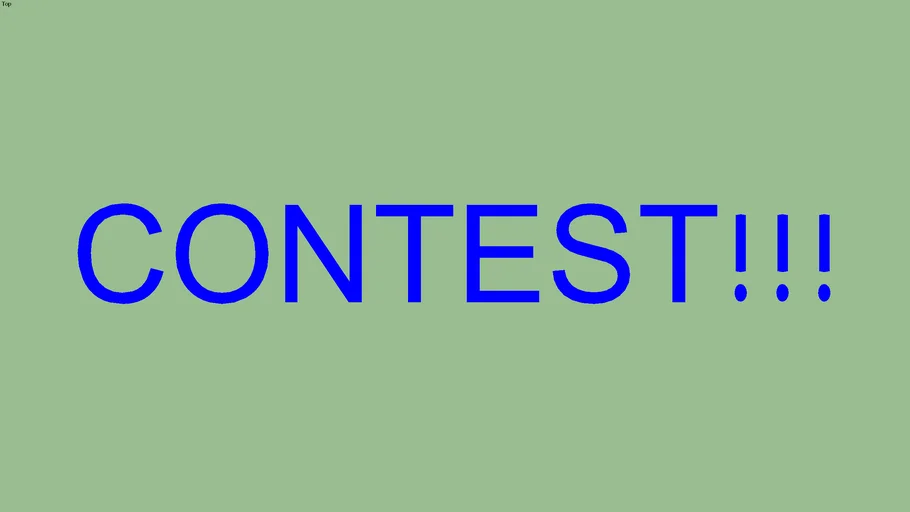 CONTEST TIME!!! | 3D Warehouse