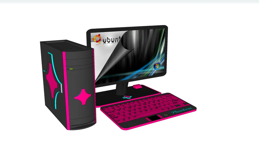 Phantom FX Series Gaming Desktop($13000-$16000) Price tag | 3D Warehouse