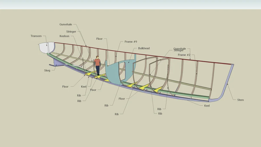 Ship's Structural Diagram (basic) | 3D Warehouse