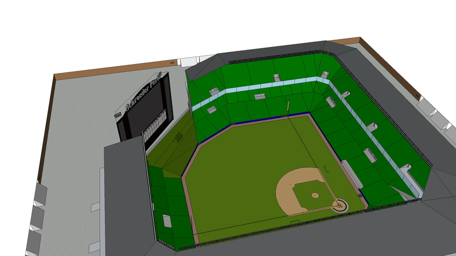 Complete Baseball Park | 3D Warehouse