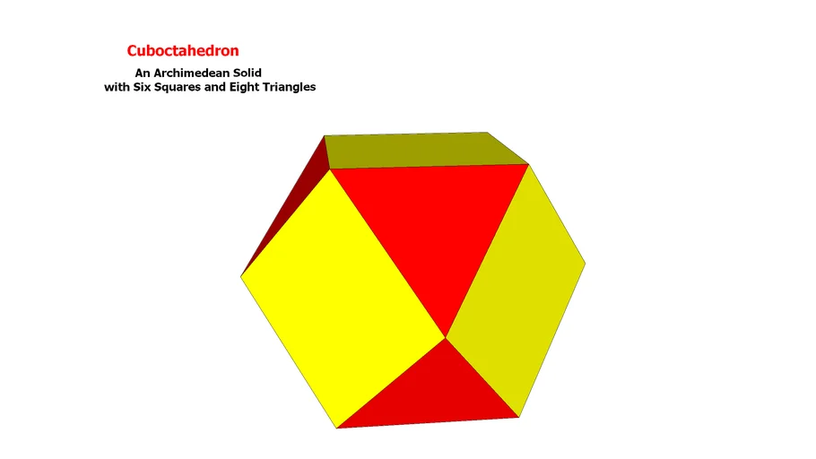 Cuboctahedron | 3D Warehouse