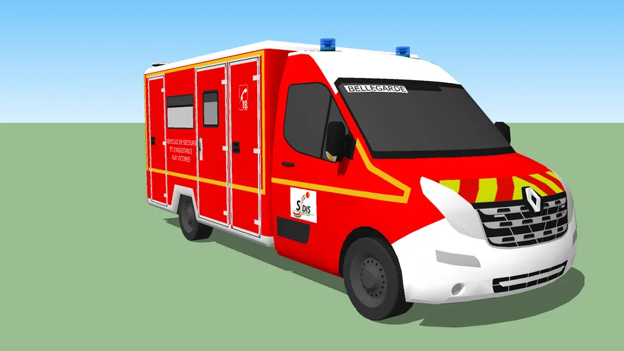 VSAV SDIS 01 BELLEGARDE | 3D Warehouse