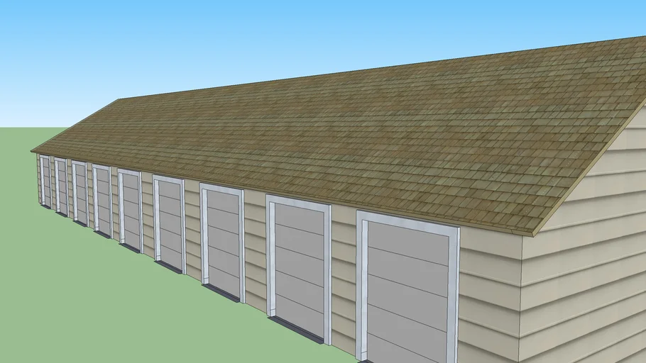 Garage Structure - Multi-Unit | 3D Warehouse