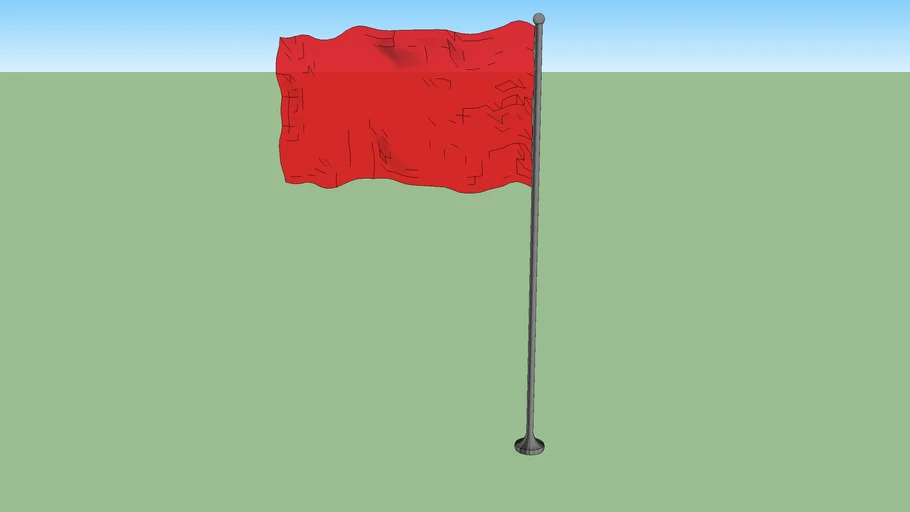 Flag of the Muscat Sultanate (1650-1820) | 3D Warehouse