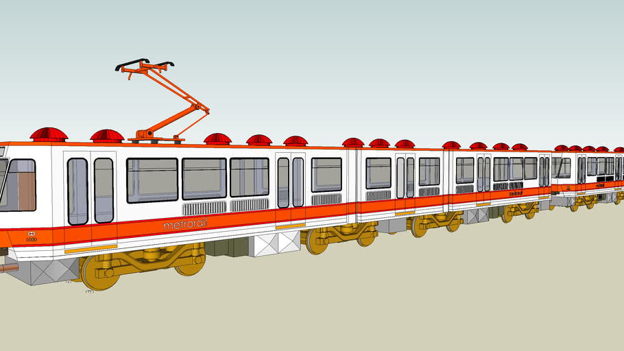 LRT 1st Generation Train (1984) | 3D Warehouse