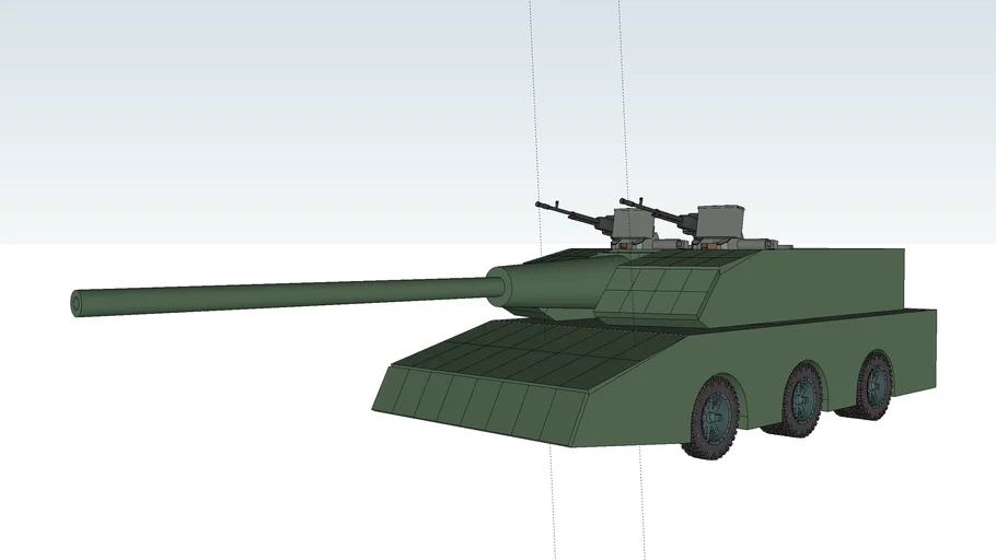 VAHK-2 Assault gun 105mm | 3D Warehouse