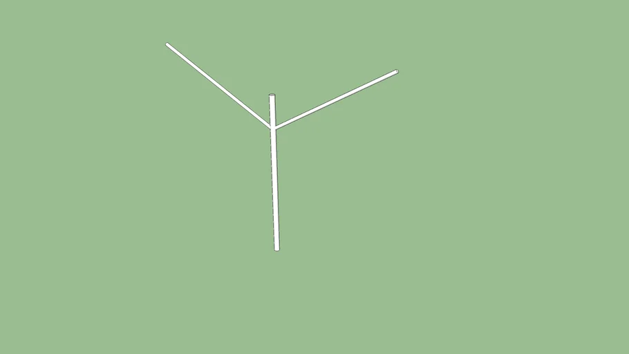 Y-Shaped Pole | 3D Warehouse