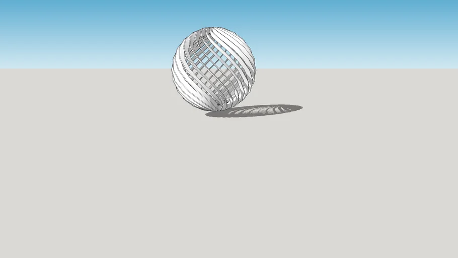 Spiral Sphere Flat Blades | 3D Warehouse