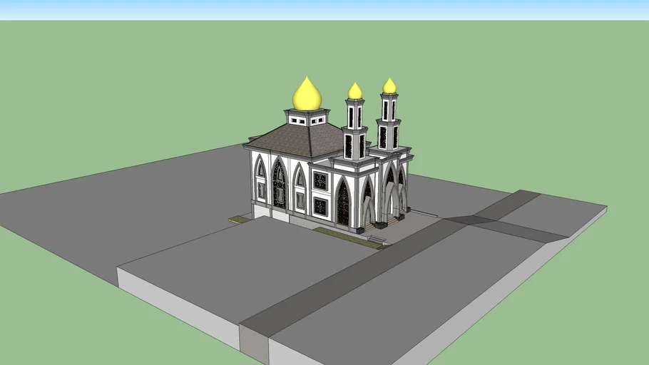 MASJID 1 | 3D Warehouse